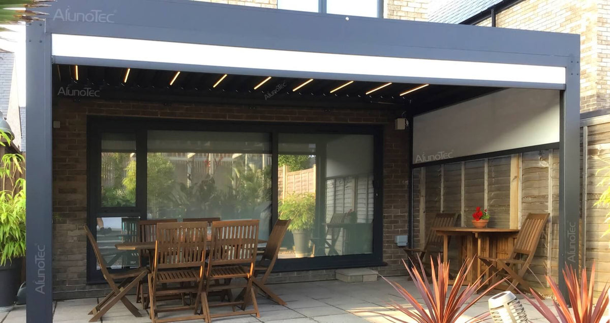 Discover The Alunotec Grey Pergola Ideas